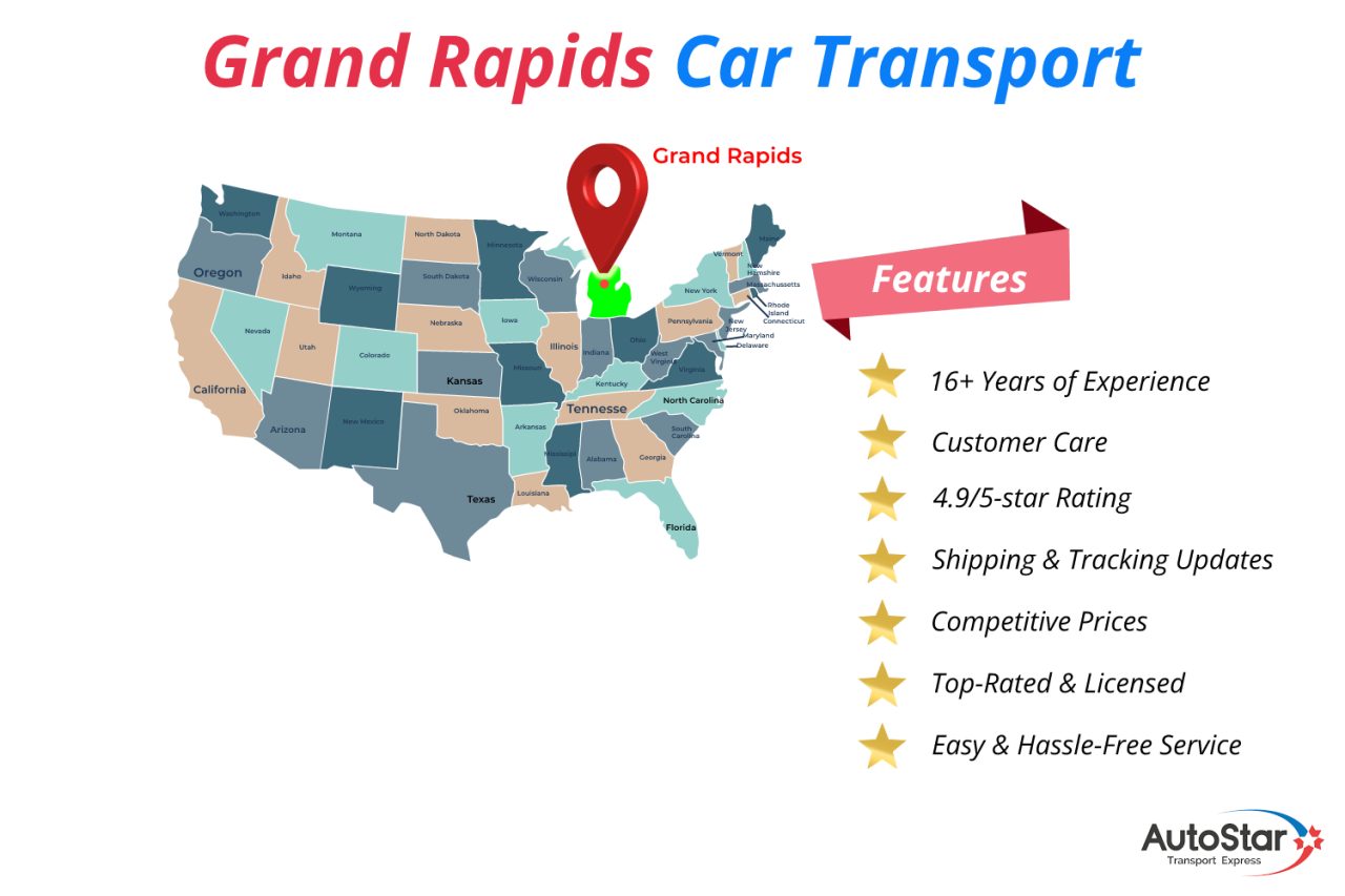 Vehicle Transport Grand Rapids, MI | AutoStar Transport