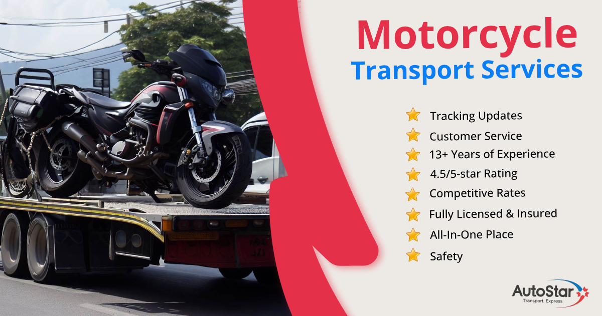 Reliable Motorcycle Shipping | Motorbike Transport Services
